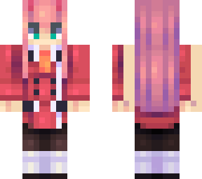 zero two | Minecraft Skins