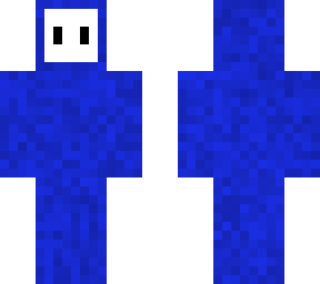 blue fall guy bean | Minecraft Skin