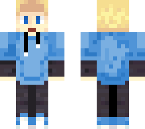 Blue jacket | Minecraft Skin