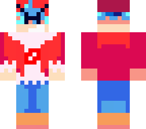 Friday Night Funkin': Corruption, BF Awakened Outfit | Minecraft Skin