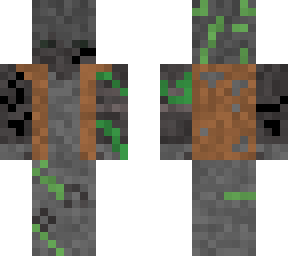 man turned to stone | Minecraft Skin