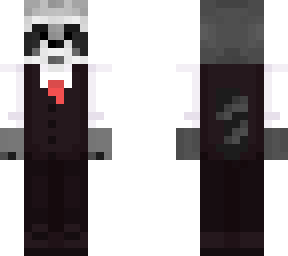 raccoon in a suit | Minecraft Skin
