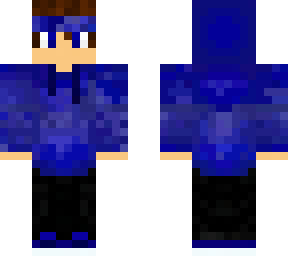 Blue Faded Boy | Minecraft Skin