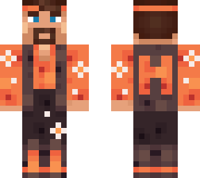 HBomb | Orange Ocelots | Minecraft Skin