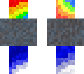 Rainbow Ocean Dude | Minecraft Skin