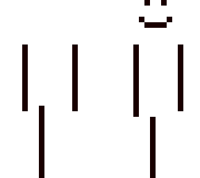 The white void character | Minecraft Skin