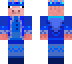 Blue Technoblade | Minecraft Skin