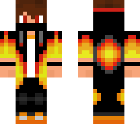 Fire Gamer Minecraft Skins