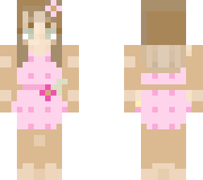 Pink Dress Minecraft Skins