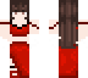 Red Dress Minecraft Skins
