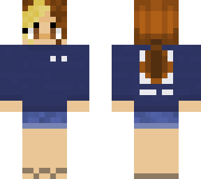 Ponytail Minecraft Skins