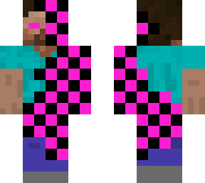 Textureless glitch steve | Minecraft Skin