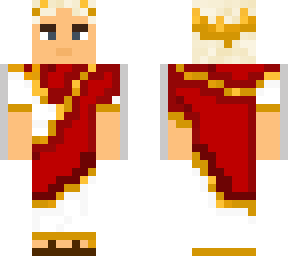 Blonde Roman Emperor | Minecraft Skin