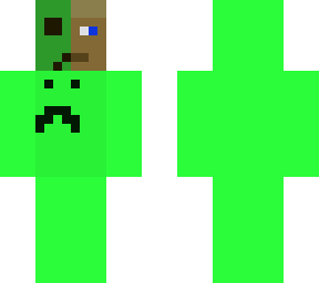 Creeper + player | Minecraft Skin
