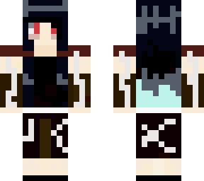 Emo Pisces girl | Minecraft Skin