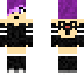 Goth Girl Minecraft Skins