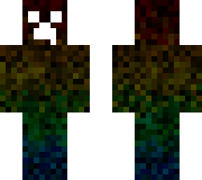 Rainbow Creeper Minecraft Skins
