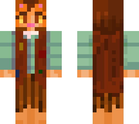 he's a cat man | Minecraft Skin