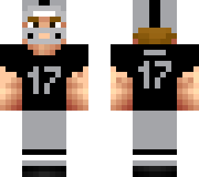 Las Vegas Raiders Black Uniform (Combo 1) | Minecraft Skin