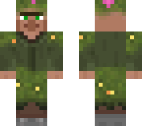 Lush Caves Villager | Minecraft Skin