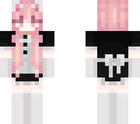 pink maid | Minecraft Skin