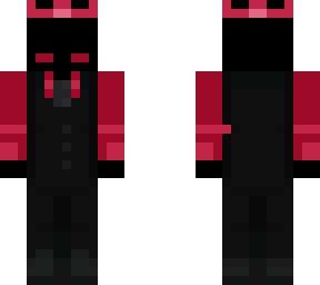 red and black suit | Minecraft Skins