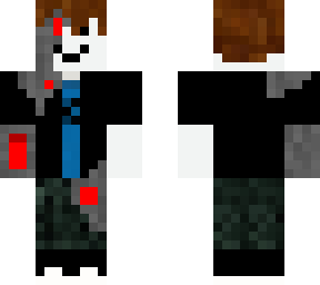 ROBLOX Cyborg bacon Hair V2 | Minecraft Skin