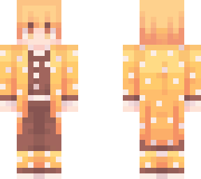 Zenitsu Minecraft Skins