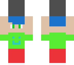 Dude holding stone block | Minecraft Skin