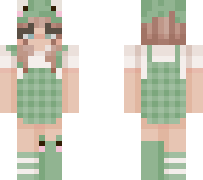 Frog Girl Minecraft Skins