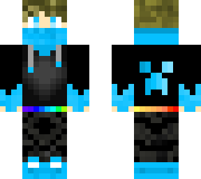 Blue Gamer Boy Minecraft Skins