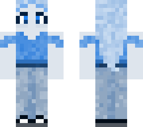 Ghost Girl- Blue | Minecraft Skin