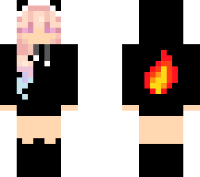 Hooded ninja girl | Minecraft Skin