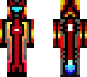 Red Robot Minecraft Skins