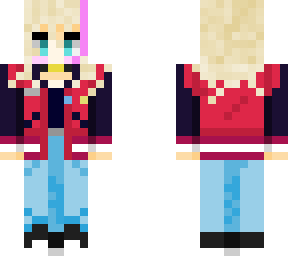 Rika Kawaii-wonder egg priority | Minecraft Skin