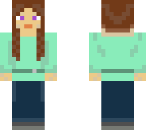 turquoise girl | Minecraft Skin