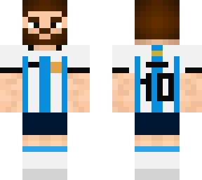 Messi Argentina Minecraft Skins