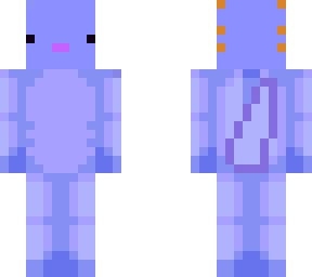 Blue Axolotl | Minecraft Skin