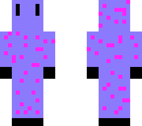 Blue toad with pink spots | Minecraft Skin