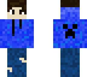 Cool Blue Boy | Minecraft Skin