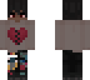 heart broken )= | Minecraft Skin