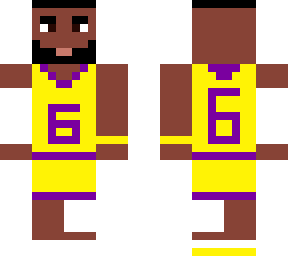 lebron james lakers | Minecraft Skins