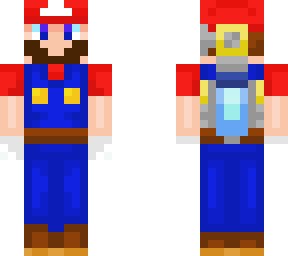 Mario Minecraft Skins