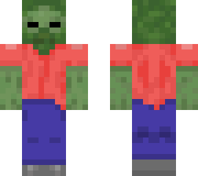 zombie redshirt red monster apocalypse | Minecraft Skins