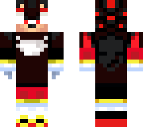 Shadow The Hedgehog Minecraft Skins