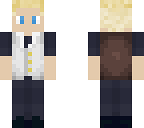 black and white vest | Minecraft Skin