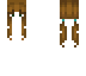 Brown ponytails HB | Minecraft Skin