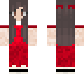 Dependienta color roja | Minecraft Skin