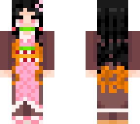 nezuko kamado demon slayer | Minecraft Skins