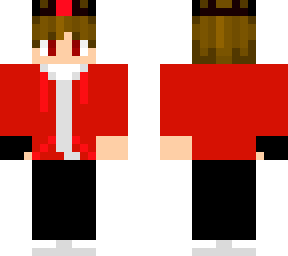 Mad Ayden with crown | Minecraft Skin